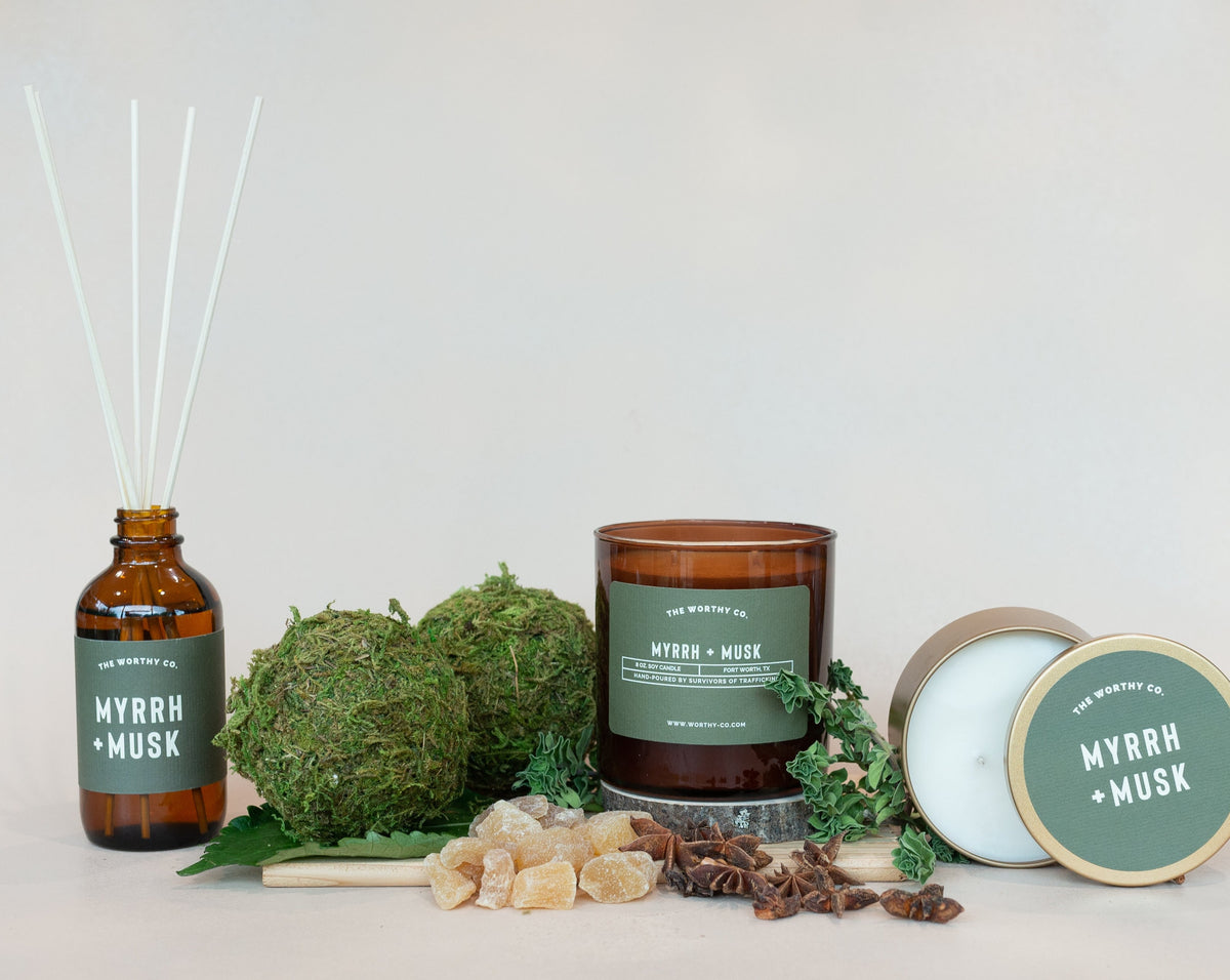 Ember Gift Set: Myrrh + Musk – The Worthy Co